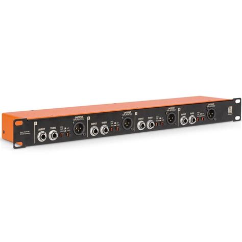 Palmer Bridge 4p 4 Ch Passive Di Rack W Audio Over Cat Aoc Gsus4