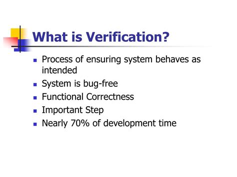 Ppt Overview Of Formal Verification Powerpoint Presentation Free Download Id 560451