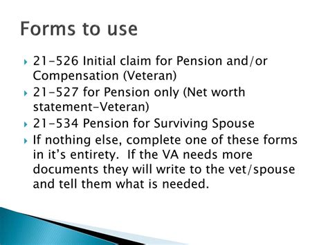 Ppt Va Pension Powerpoint Presentation Free Download Id1756908