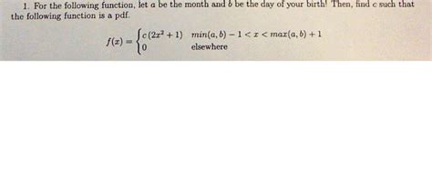 Solved Find The Three Quartiles For The Exponential Pdf With
