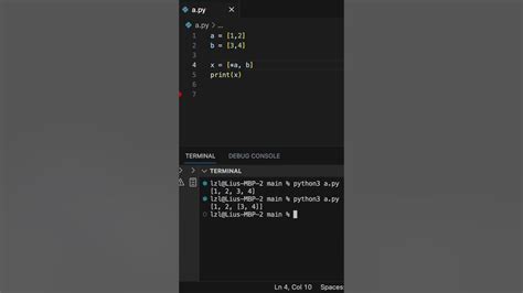 Combining Python Lists Using Youtube