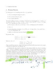 Lecture Poisson Processes Lecture Pdf POISSON PROCESS Poisson Process A Counting Process