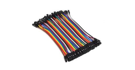 Breadboard Cables 40 X 100mm Male To Female 2 54mm 101824 Accessories By Smart