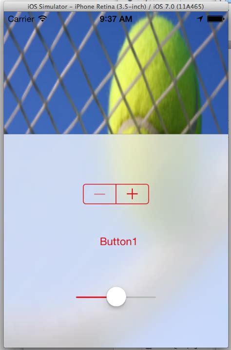 Custom Controls How To Create A See Through Button With Blurred