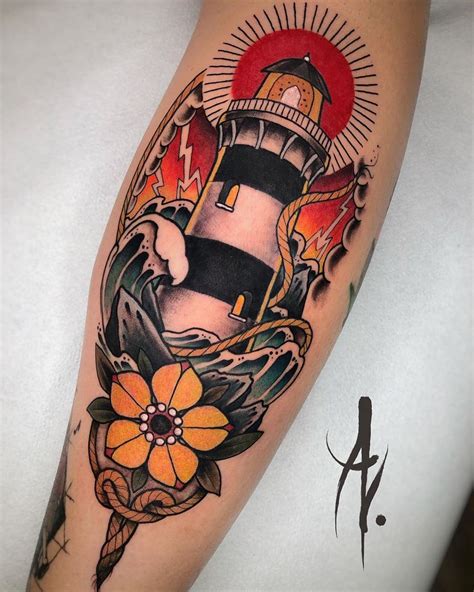 101 Best Awesome Lighthouse Tattoo Designs You Need To See