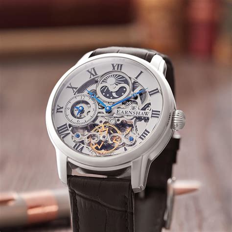 Thomas Earnshaw Mens Automatic Skeleton Watch 44mm Australia Ubuy