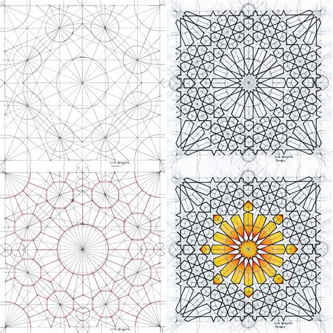 Islamic Art Beautiful Symmetrical Geometry