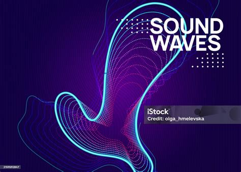 사운드 이벤트 축제 표지 나이트 클럽 세트 디스코텍 트랜스 요소 블루 댄스 포스터 핑크 Edm 매거진 전자 오디오 일러스트레이션 그린 사운드 이벤트 Dj에 대한 스톡 벡터