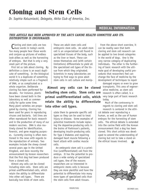 Cloning And Stem Cells Download Free Pdf Stem Cell Cloning