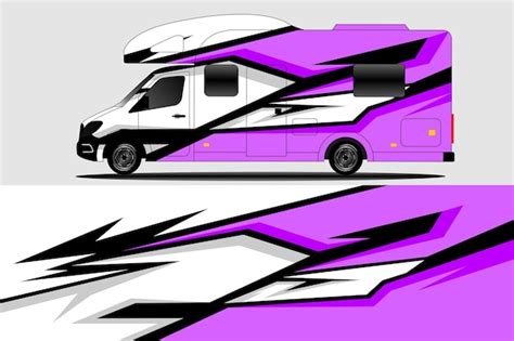 Premium Vector Abstract Grunge Design For Sports Car Wrap Livery Car