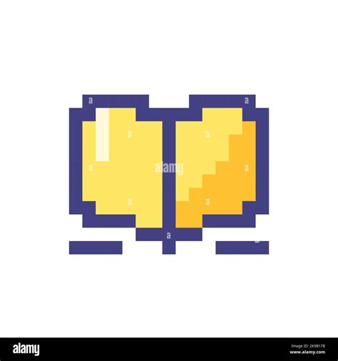 book pixelated rgb color ui icon stock vector image and art alamy