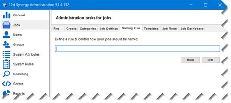 Job Naming Rules