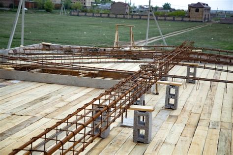 Premium Photo Scaffolding Pipes Are Fixed With A Clamp