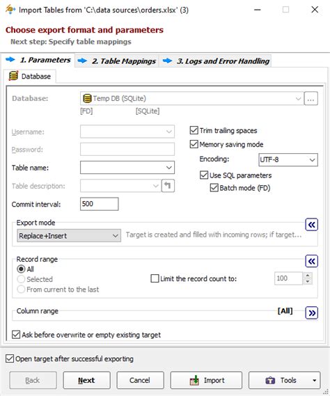Importing Data From Excel File Exportizer Documentation
