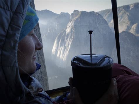New Gemma Wilson Working On Her Morning Coffee Fix At The Alcove Bivy