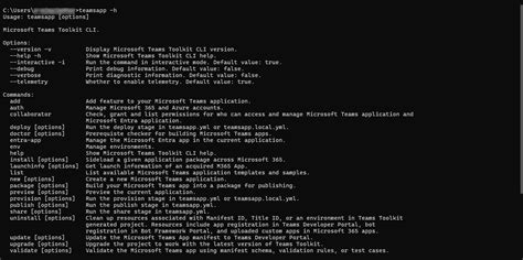 Introduction To Teams Toolkit Cli Teams Microsoft Learn