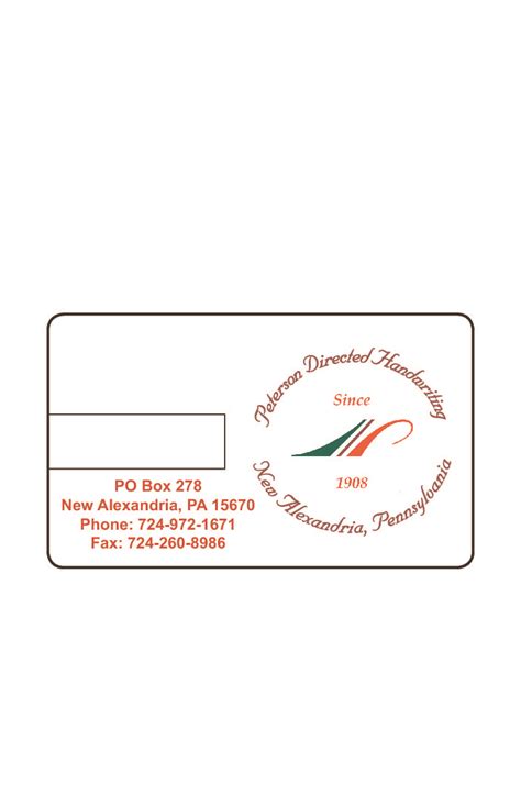 USB Flash Drive Animated Letters Peterson Handwriting