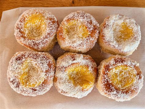 Skolebrod Norwegian School Bread With Vanilla Cream And Coconut E