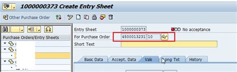 Issue In Automatic Picking Of Po Line Item In Serv Sap Community