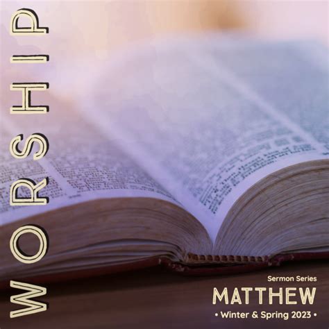 Sermon Series Matthew 1 1 Covenant Presbyterian Church