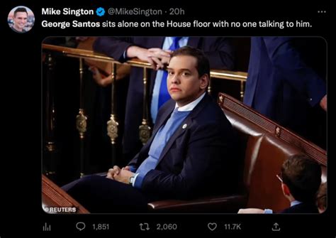 Sitting Alone George Santos Know Your Meme