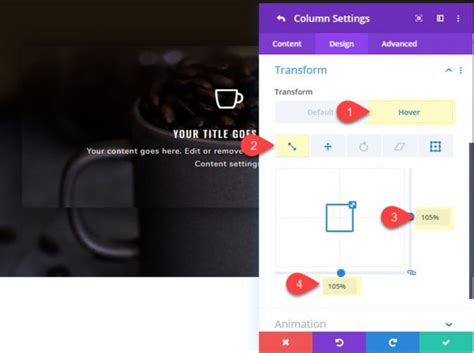 How To Combine Hover Effects With Css Parallax Backgrounds In Divi