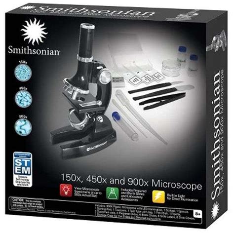 Smithsonian 150x 450x 900x Microscope Kit Matthews Auctioneers
