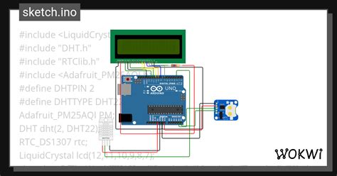 Temperature And Humidity Sensor Wokwi Esp32 Stm32 Arduino Simulator