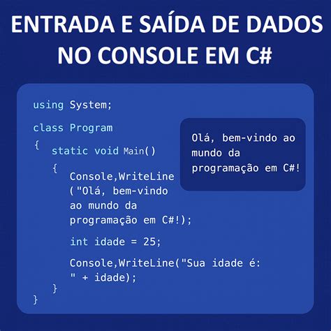 Consolewriteline E Consolereadline C