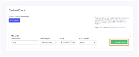 Upload Custom Fonts Webflow University