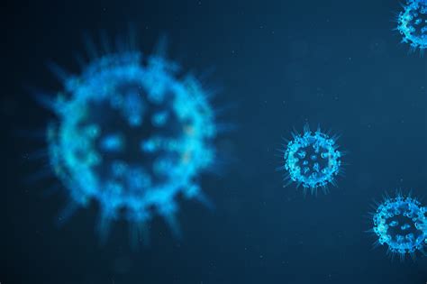 3d 그림 추상적인 만성 질환을 일으키는 바이러스 성 감염 간염 바이러스 인플루엔자 바이러스 H1n1 독감 세포 생물 에이즈