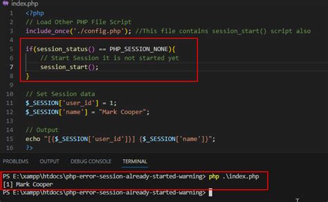 How To Fix The A Session Had Already Been Started PHP Error