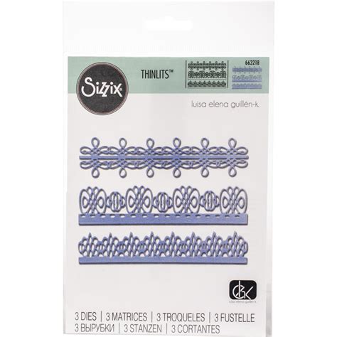 Sizzix Thinlits Bordes Delicados Cosas Lindas