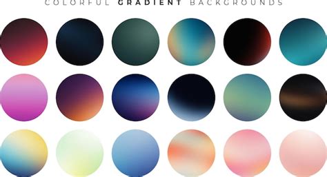 Premium Vector Light Gradient Screen Set For Modern App Design Vector Eps