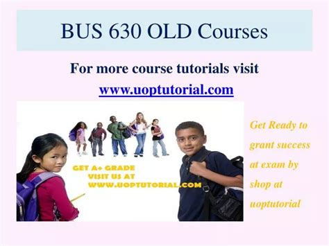 PPT BUS 630 OLD Courses Uoptutorial PowerPoint Presentation Free Download ID 7169342