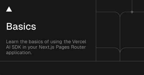 next js pages router basics