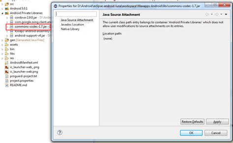 How To Integrate Javaandroid Help To Eclipse Stack Overflow