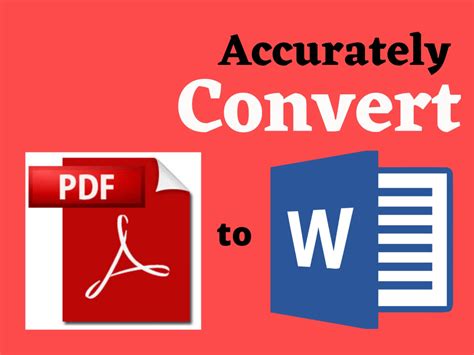 PDF To Word Accurately Convert Your PDF To Word Or Excel Upwork