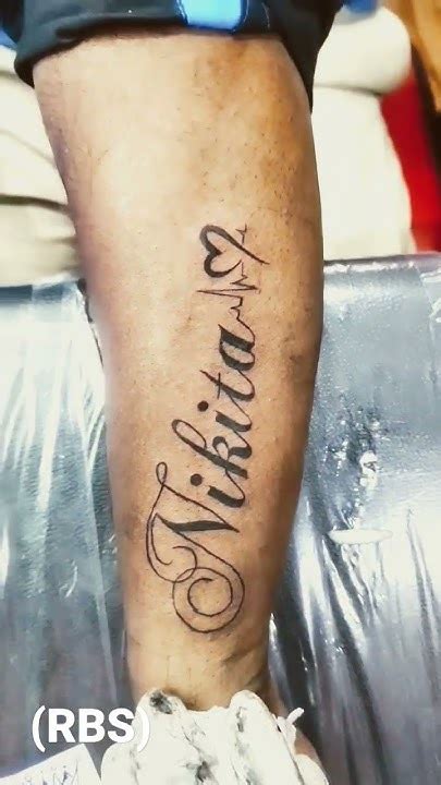 ️ Nikita Name Tattoo💌 Tattooartist Inked Nikitanametattoo Viral Tattoolover Instagram