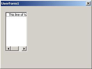 Listbox Add A Horizontal Scroll Bar Autodesk Community