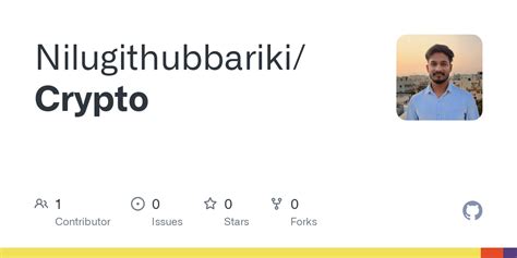 GitHub Nilugithubbariki Crypto