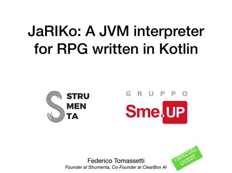 Jariko A Jvm Interpreter For Rpg Written In Kotlin Pdf Web Development Internet