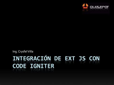 Taller De Php Code Igniter Ppt Free Download