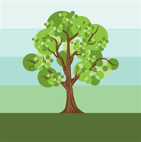 Illustration Element Tree Stock Vector Illustration Of Species