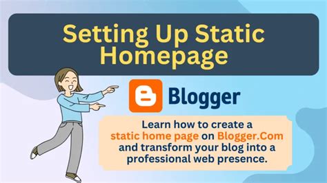 Transforming Blogger With A Professional Static Home Page