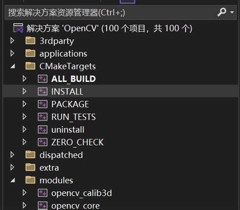 Cmake Visual Studio Opencv