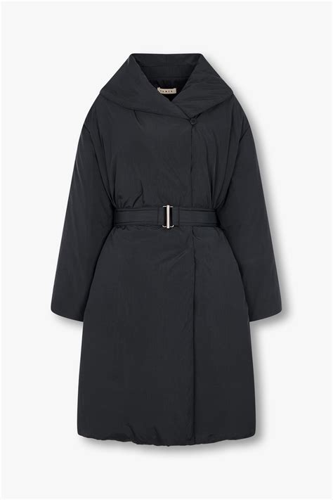 Ilail일라일 숄 카라 벨티드 롱 다운 코트 Sivillage 에스아이빌리지 Ilail일라일 숄 카라 벨티드 롱 다운 코트 Sivillage 에스아이빌리지