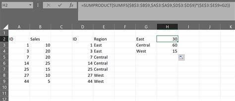 Excel How Can I Aggregate Values In One Column Based On The Lookup Values In Another Sheet