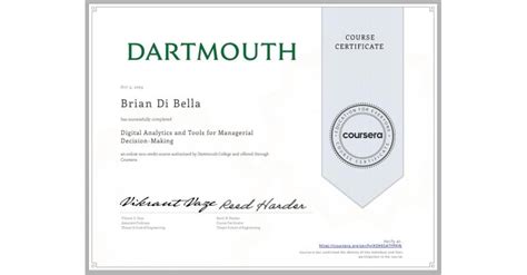 Brian T Di Bella On Linkedin Completion Certificate For Digital