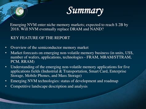 Ppt Semiconductor Manufacturing Emerging Non Volatile Memory Powerpoint Presentation Id